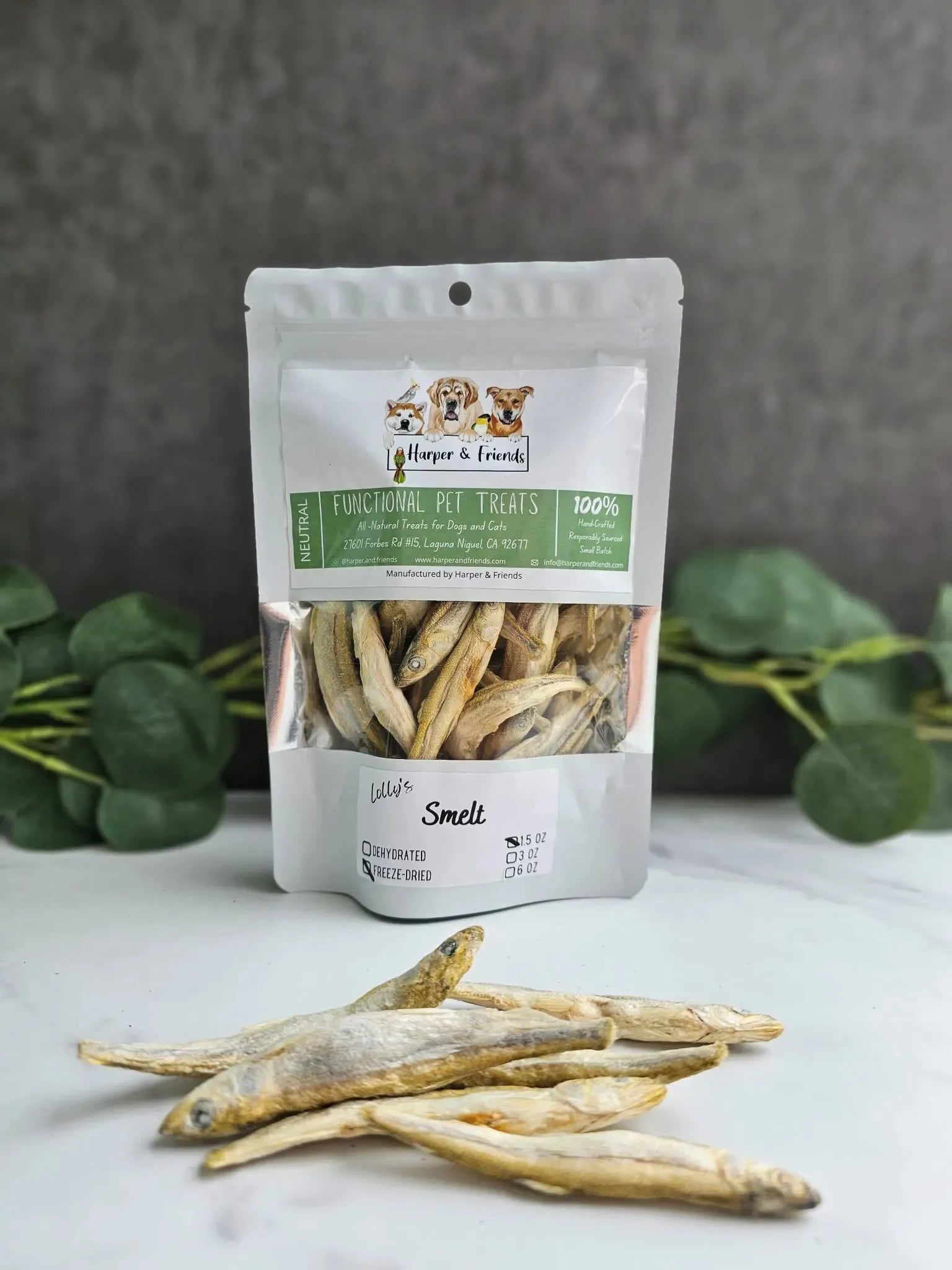 Freeze Dried Fish Dog Treats – Harper & Friends